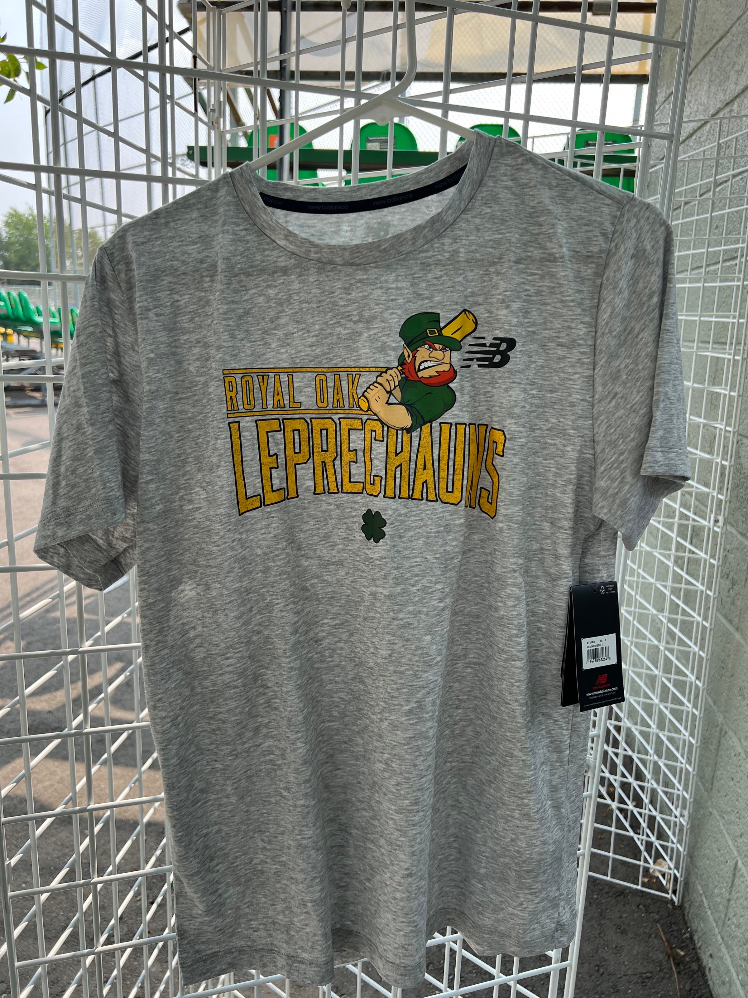 NB Grey Dry Fit With Yellow RO Leps Graphic